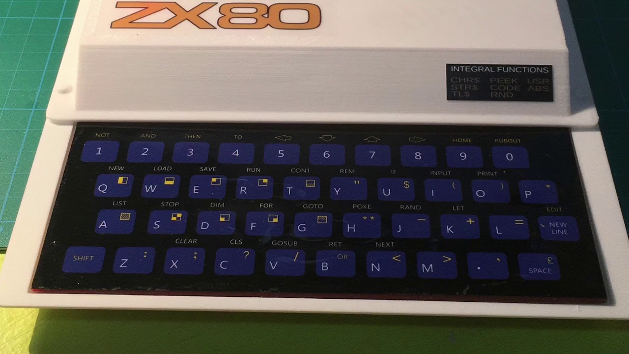 Clon zx80/zx81 - YouTube