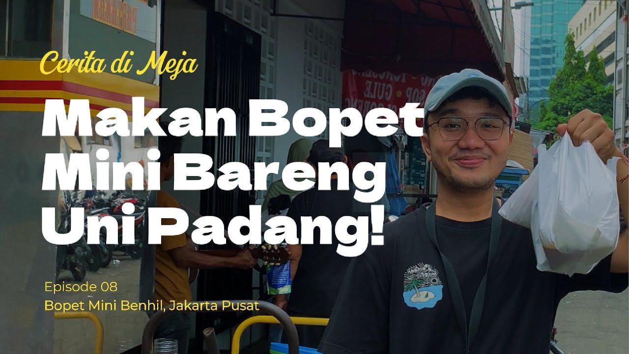 Makan Bopet Mini Bareng Uni Padang! | Bopet Mini Benhil - YouTube