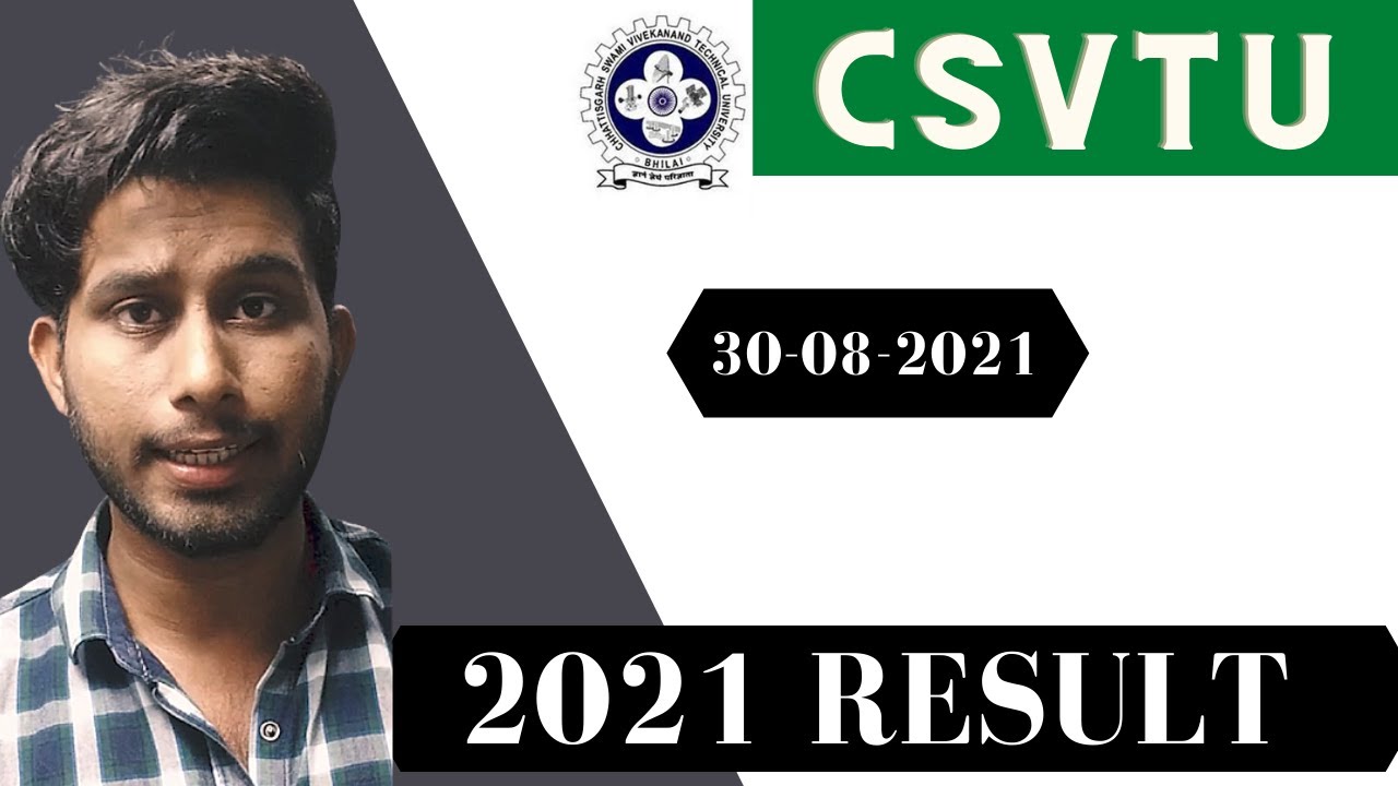 🔴2021 RESULT | CSVTU - YouTube