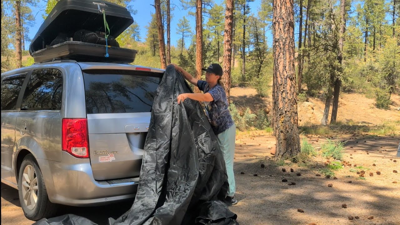 Working on Van Life Projects at Camp! | Creating More Usable Space in ...