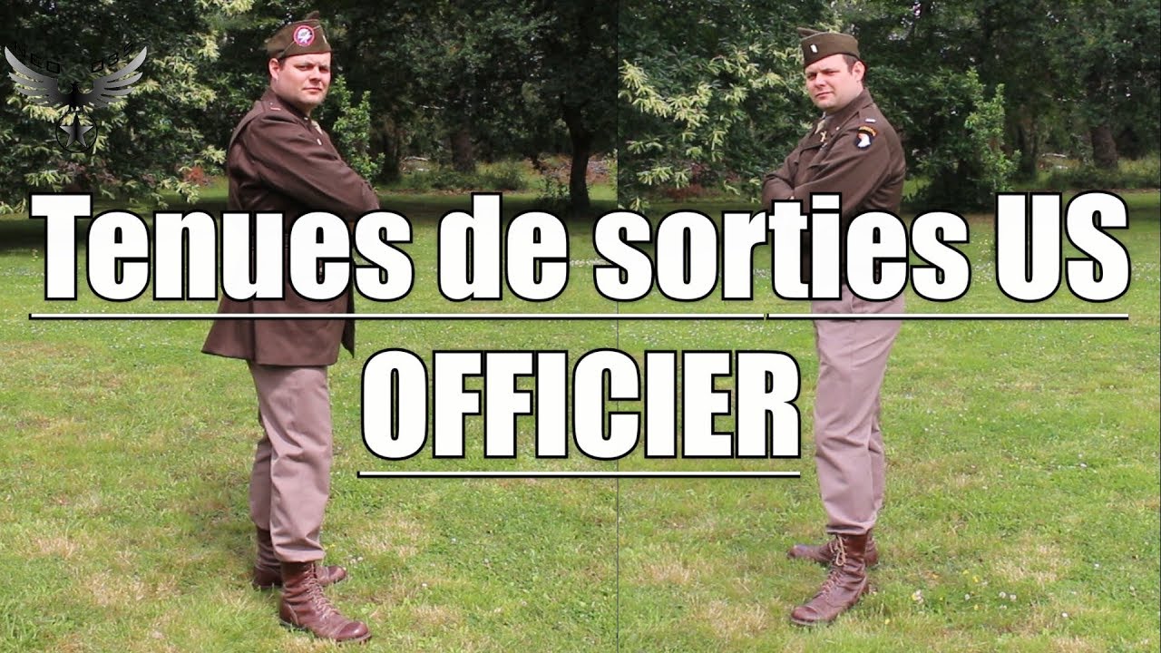 Tenues de sortie Officiers US - Présentation d'uniforme - YouTube