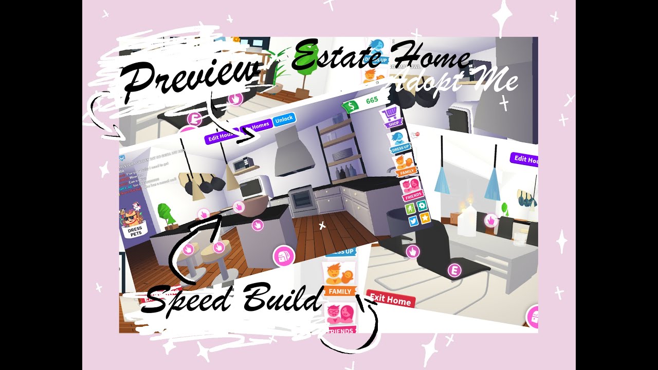 Estate House Speed Build PART 1: Kitchen & Dining room 💖 ROBLOX Adopt ...