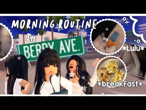 "A Day in the Life: Aesthetic Family Morning Routine in Berry Avenue" 🎀 ...