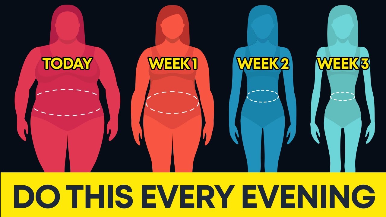 Do This EVENING WORKOUT ROUTINE for 30 days & Look In the Mirror - Burn ...