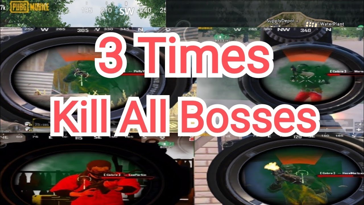 Pupg Metro Royale - Kill All Bosses - (Frontline Confrontation) - 3 ...