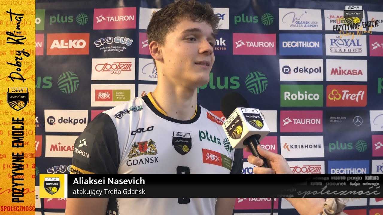 Aleks Nasevich oraz Patryk Niemiec po wygranej 3:0 z Barkomem Każany ...