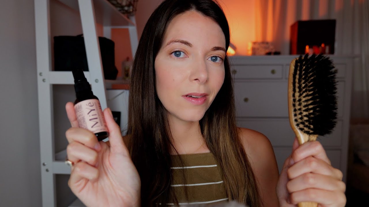 ASMR | Te MIMO y te CONSIENTO antes de ir a la CAMITA + masaje aceite ...