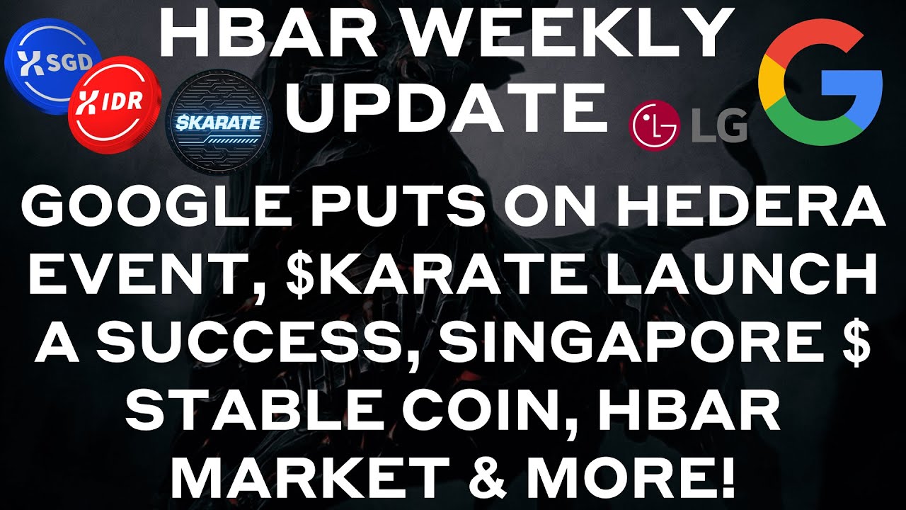 HBAR Weekly Update - Christian Explains Google Gov. Council Meeting ...