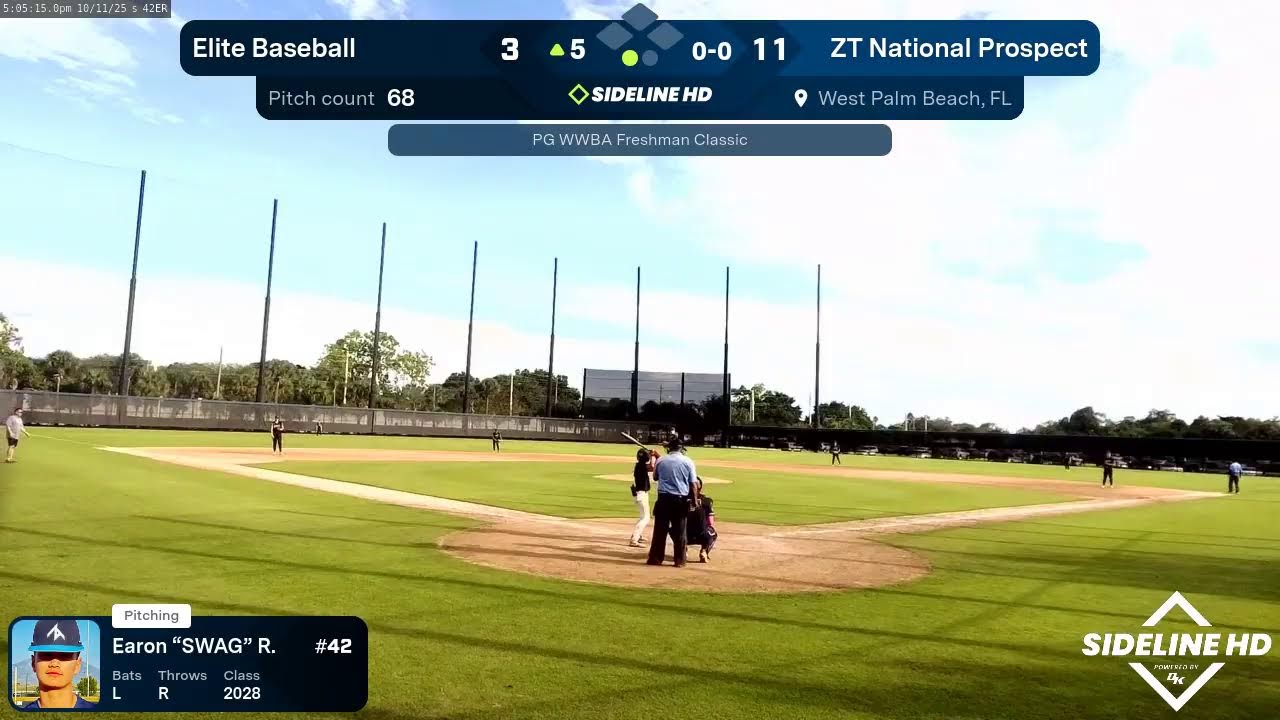 ZT National Prospect vs. Elite Baseball (2025.10.11) - YouTube