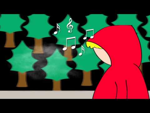 【JH】animated titles sequence-little red riding hood