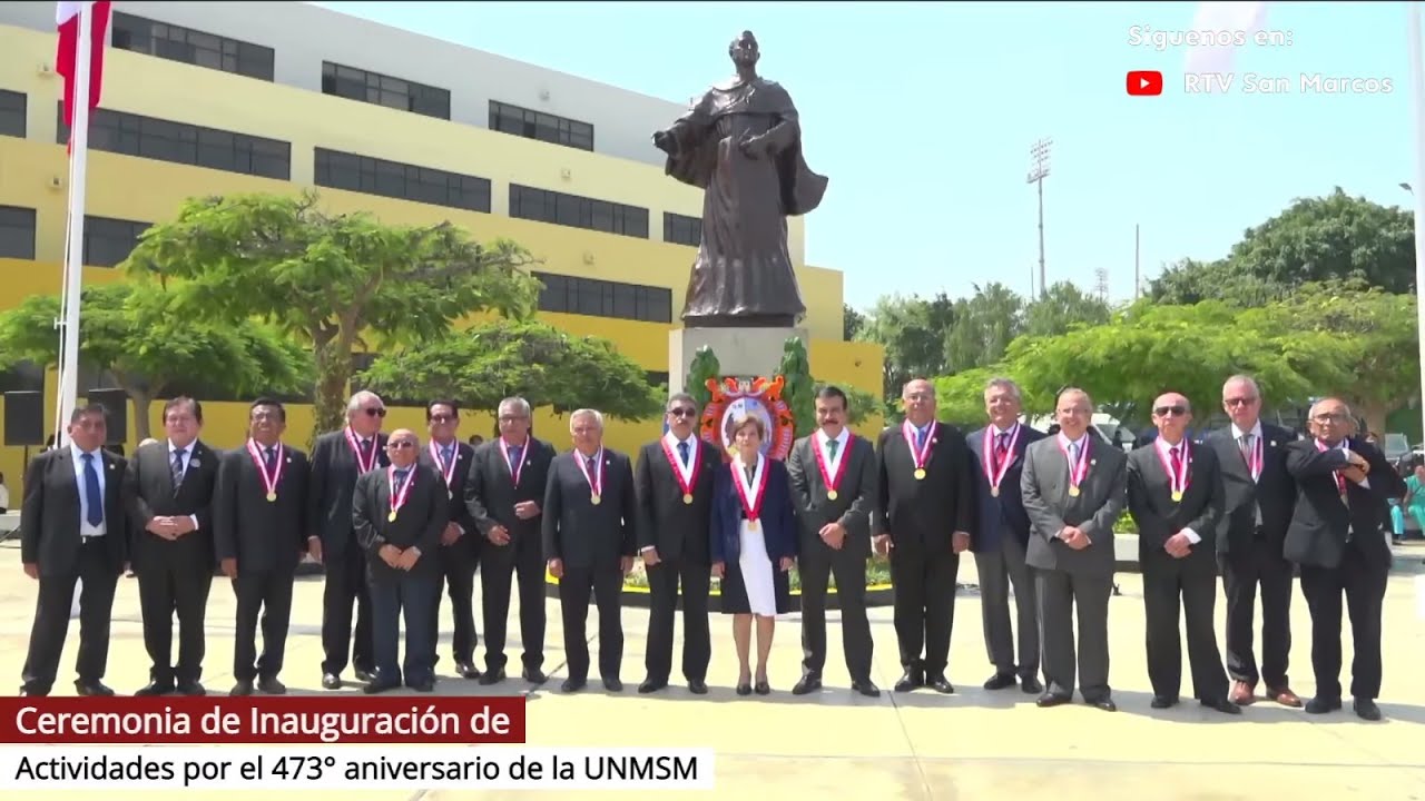 🔴#EnVivo #UNMSM ¡Celebramos los #UNMSM473años! Hoy inicia la semana de ...