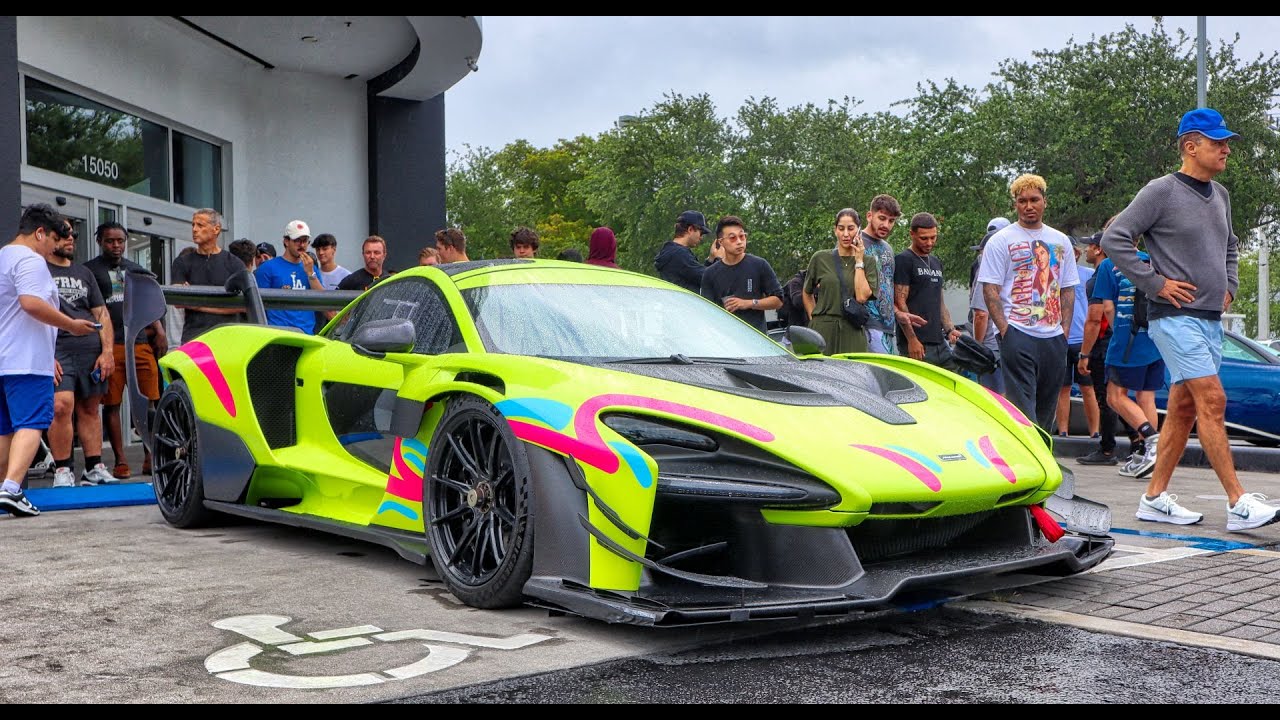 Lamborghini SIAN, McLaren SENNA GTR, Lamborghini Aventador SVJ ...