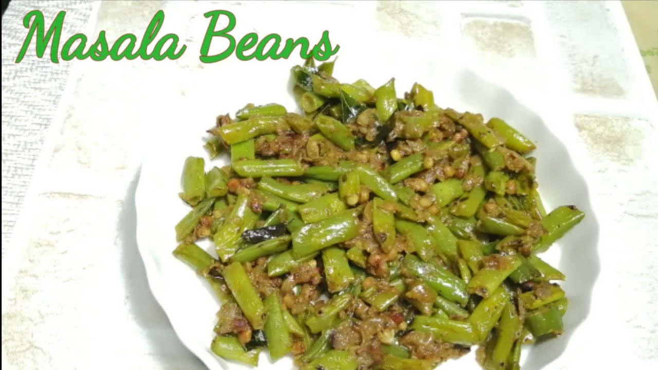 Masala Beans | மசாலா பீன்ஸ் | Indian Veg Cooking | Beans Stir Fry - YouTube