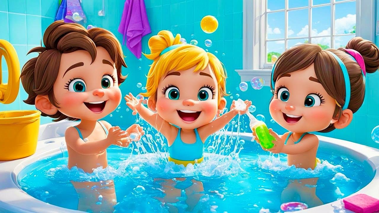 Bath Time | Nursery Rhymes | Kids Songs | Fun and Learning - YouTube