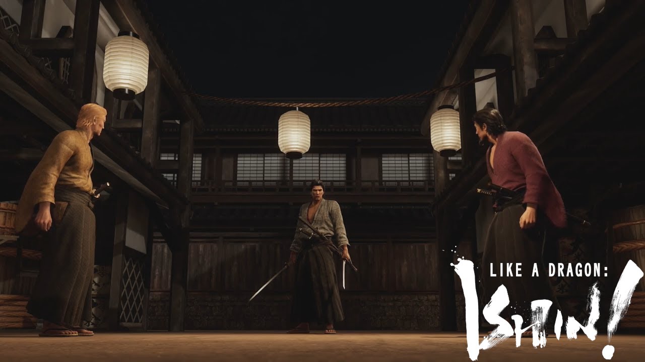 Like A Dragon: Ishin! - Saigo and Kogoro, Having Drinks With Them and ...