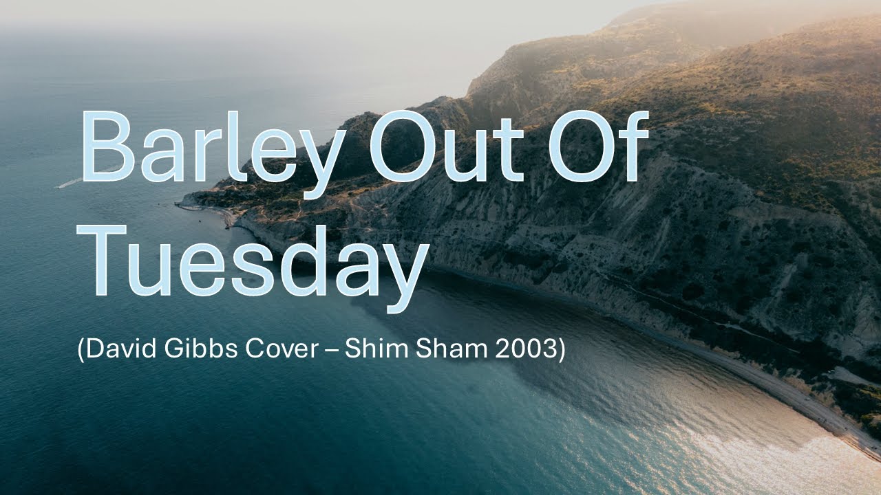 Barely Out Of Tuesday (David Gibbs Cover - 2003 Shim Sham) - YouTube