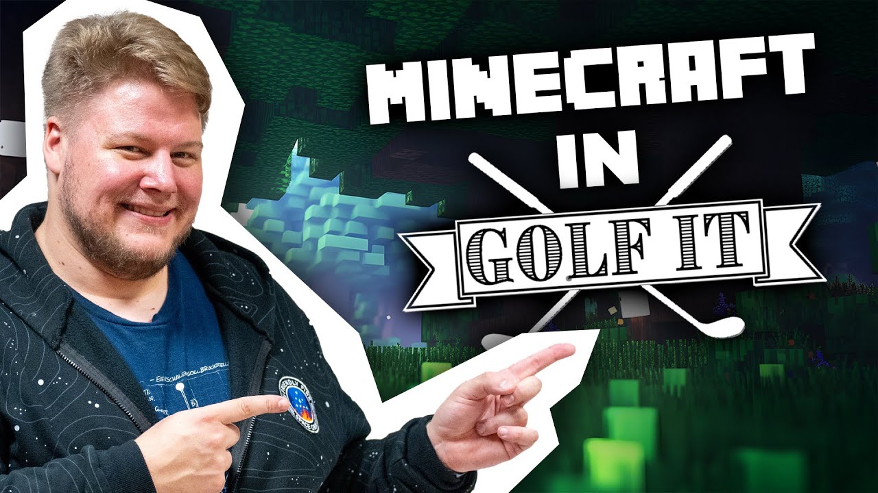 MINECRAFT GOLF MAP | Golf it - YouTube