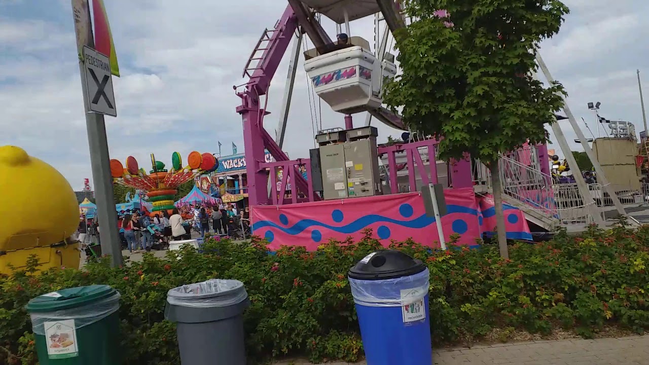 riding in the bus in cne event - YouTube