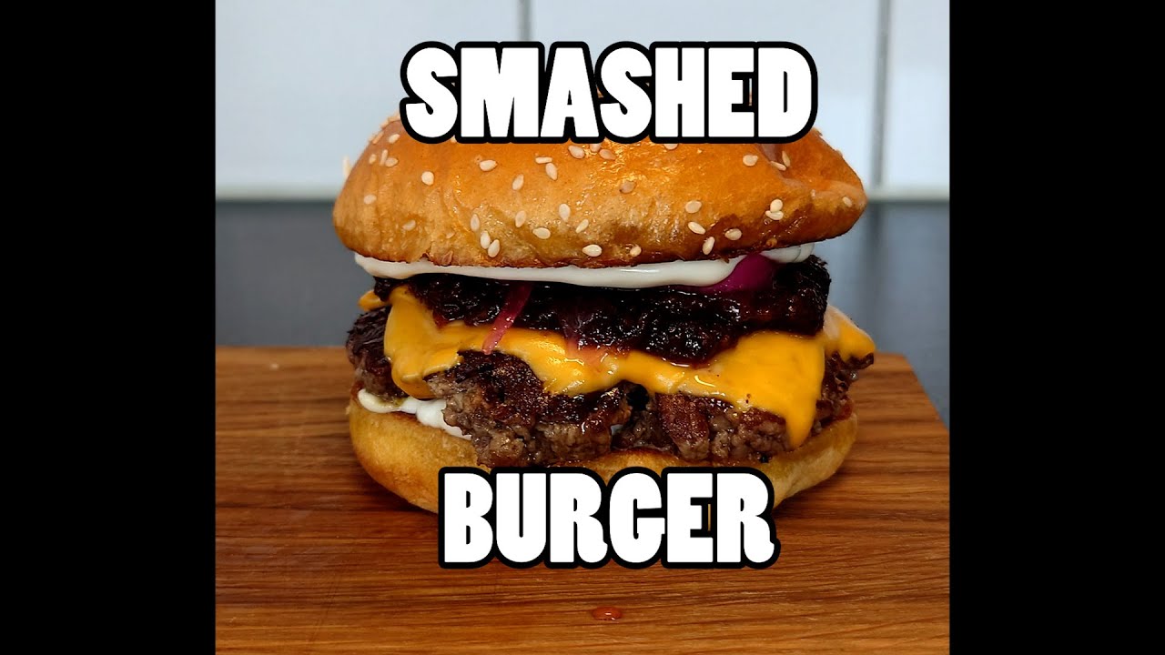 Smashed burger - Hur jag gör den - YouTube