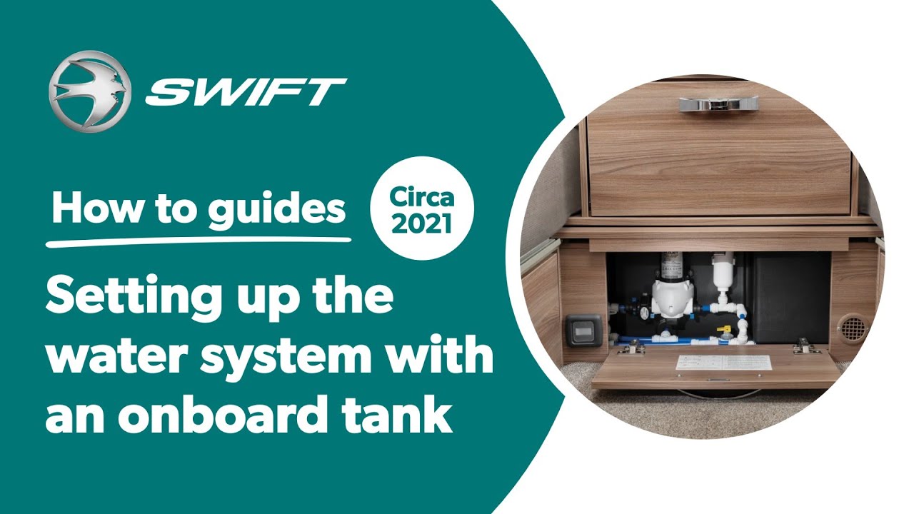 How to set up and use the water system and onboard water tank in your ...
