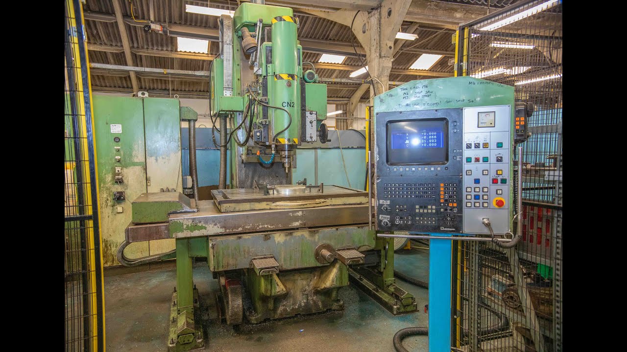 4 Axis Boko F3 CNC Universal Vertical Milling Machine - YouTube