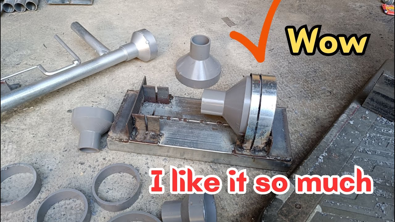 Make plastic funnel cutting molds in bulk! Simple, effective, anyone ...