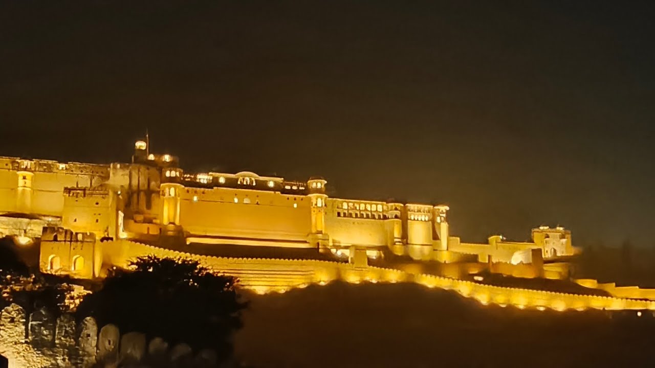 Light and Sound Show at Amer Palace Fort - Part 2 #jaipur # ...