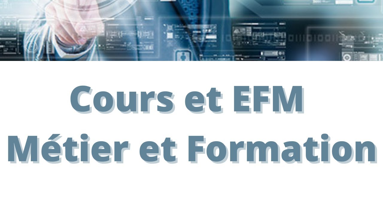 Cours et Efm Métier et Formation 1 (Darija): OFPPT ISTA التكوين المهني - YouTube