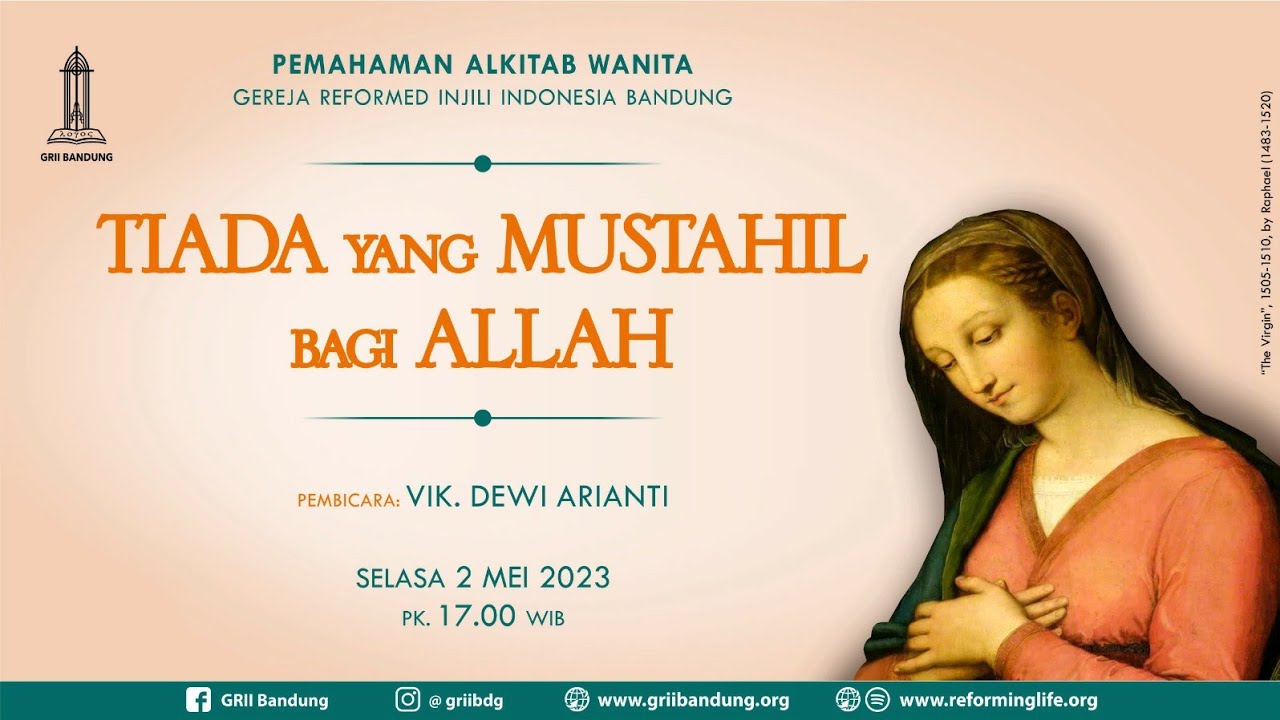 Tiada yang Mustahil Bagi ALLAH - Vik. Dewi Arianti - PA Wanita - 2 Mei 2023 - YouTube