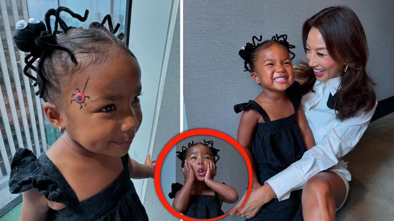 Jeannie Mai ‘Fearless’ Daughter Monaco Models Her Cute Spider Themed ...