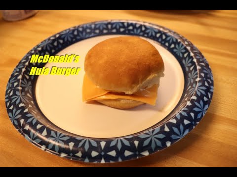 McDonald's Hula Burger - YouTube