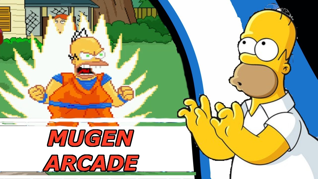 Mugen Arcade Mode with MvC2 Homero Jay Simpson - YouTube
