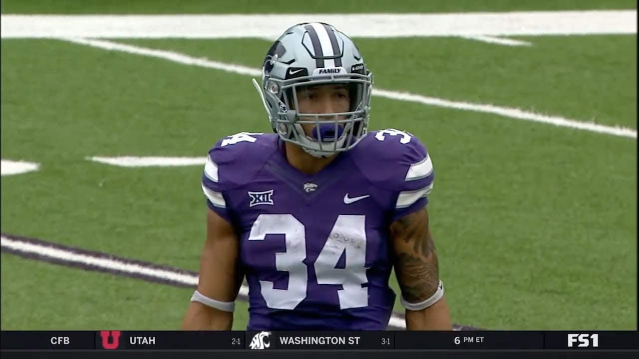 Alex Barnes (Kansas State RB #34) Vs. Texas 2018 - YouTube