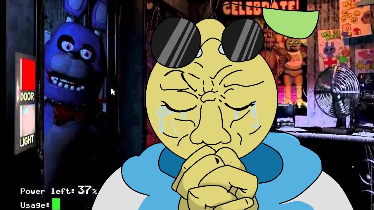 Beating Fnaf 1 for the first time - YouTube