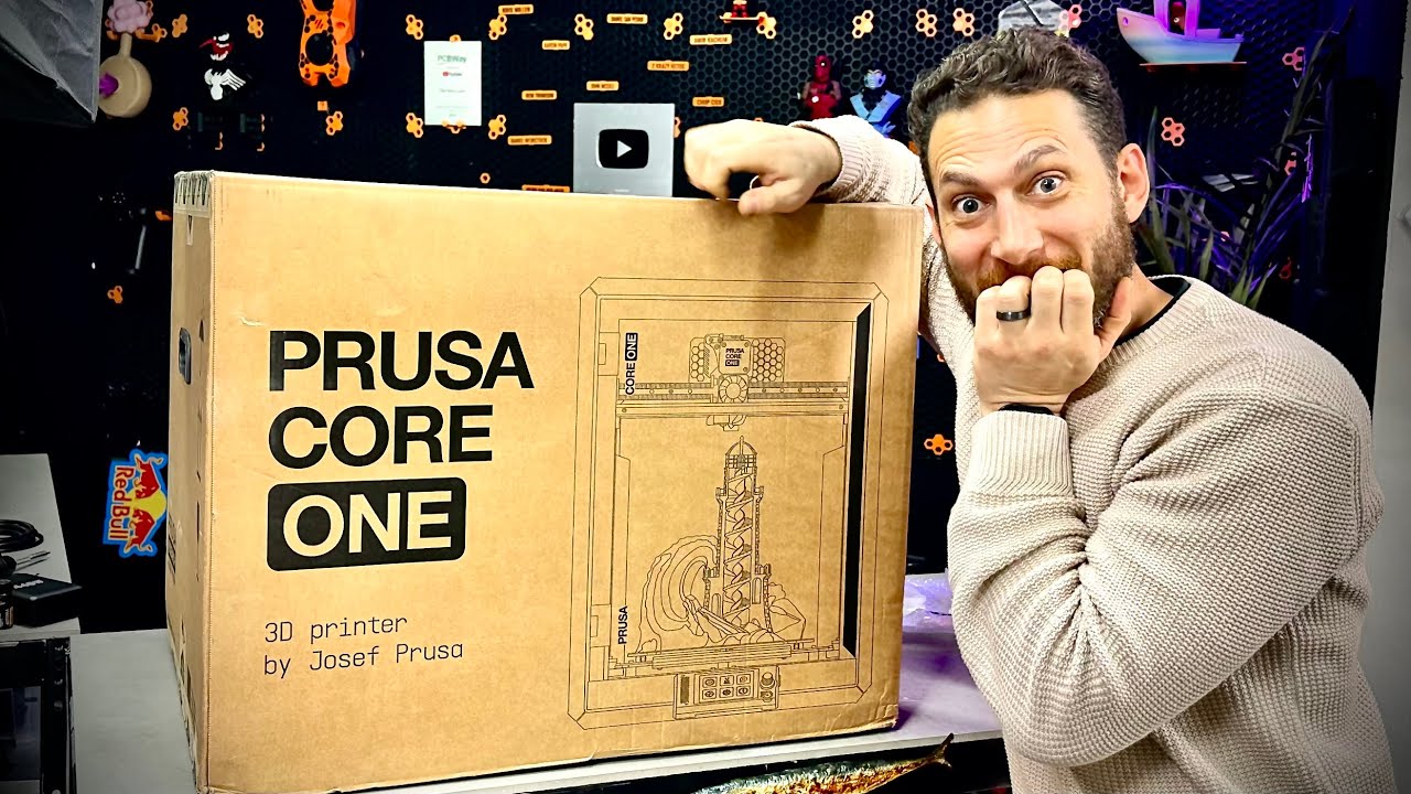 Prusa CORE ONE LIVE Unboxing & First Prints! - YouTube