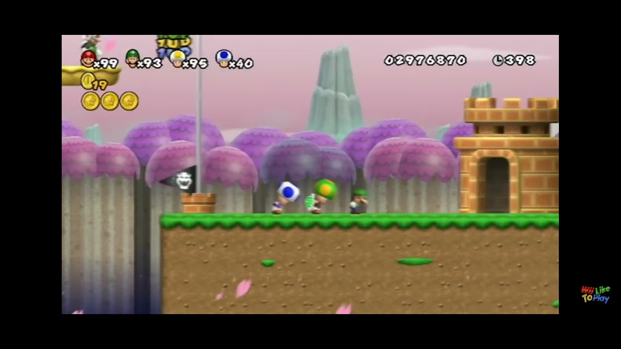 wiiliketoplay newer super mario bros wii world 4 funny moments - YouTube