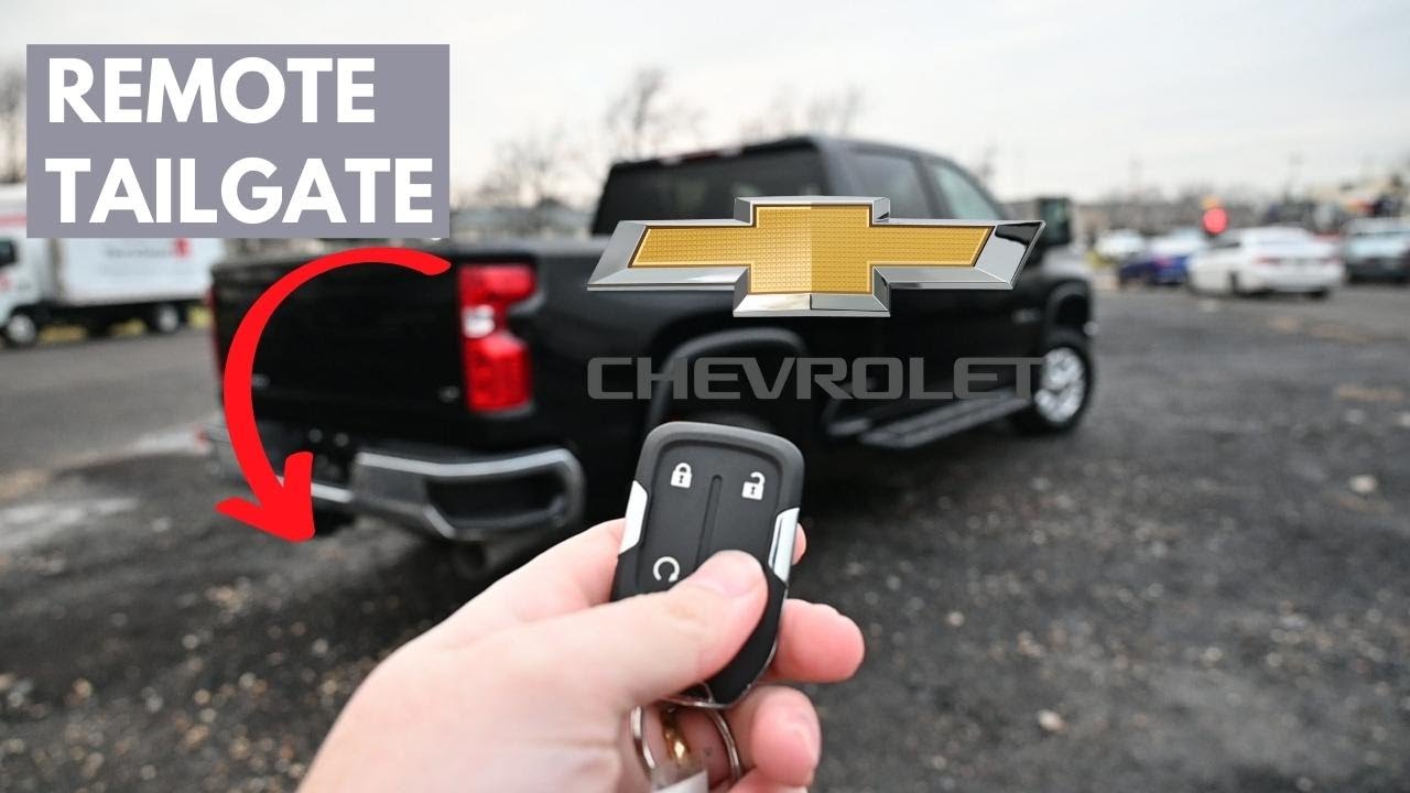 REMOTE TAILGATE! II CHEVEROLET 2500 HD - YouTube