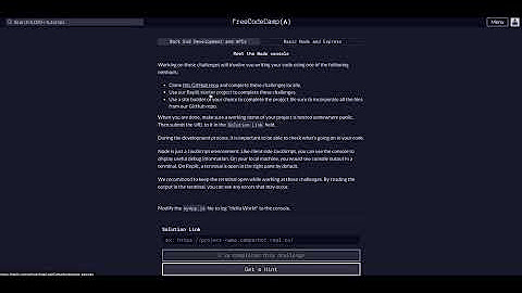 FreeCodeCamp - 2 Basic Node & Express - Backend Development and APIs - YouTube