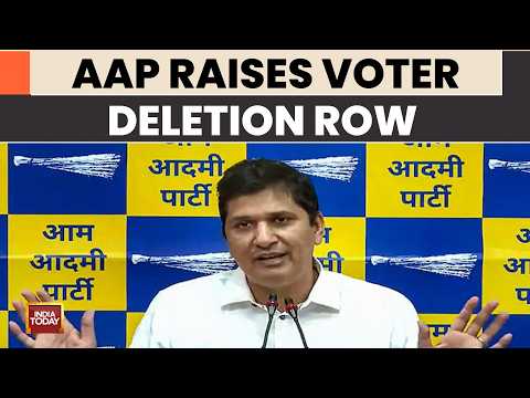Delhi SIR Row: Saurabh Bhardwaj Questions Voter Deletions, Claims One-Third Votes Removed