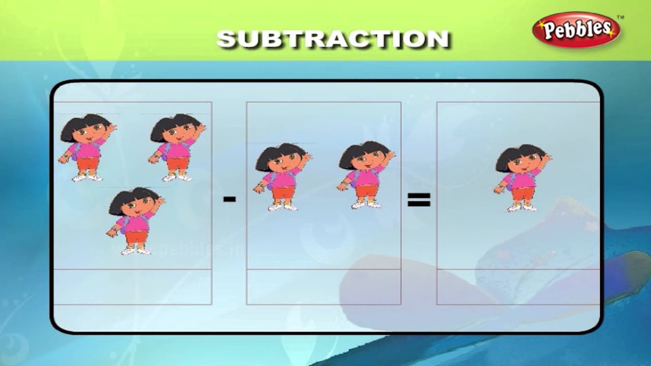 Maths For Class 1 : Subtraction | Learn Maths For Children - YouTube