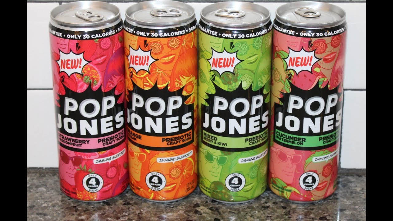 POP JONES: Strawberry Passionfruit, Orange Cream, Mixed Berry & Kiwi ...