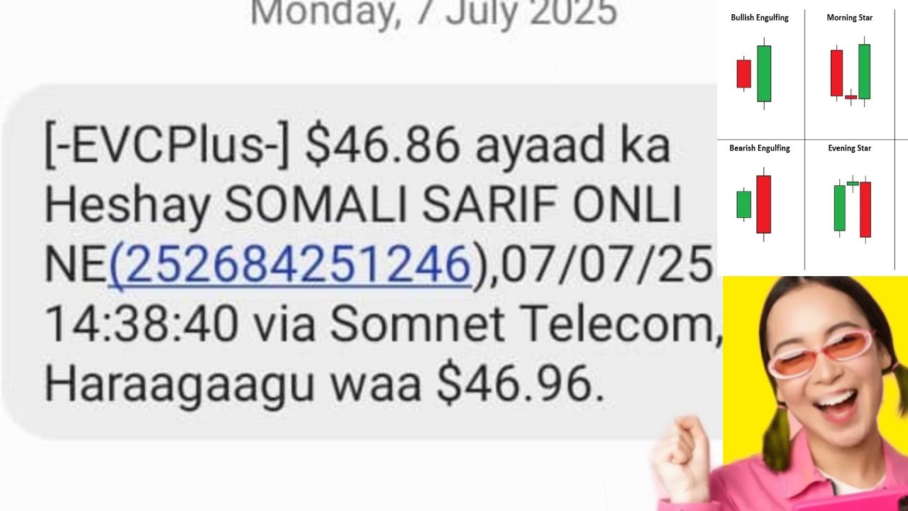 50$ Ayey Labaxdey 46.86$ Ayaa Usoo Dhacdey Evc plus Masha Allah 🤑Xurnimo Dhaqaale 💪 - YouTube