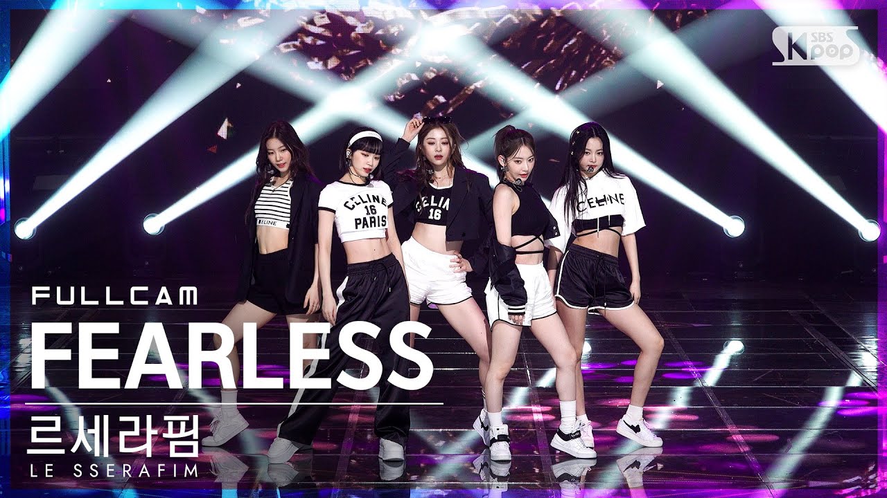[안방1열 직캠4K] 르세라핌 'FEARLESS' 풀캠 (LE SSERAFIM Full Cam)│@SBS Inkigayo ...