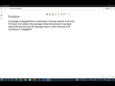 Linear Motion Example 4 - YouTube