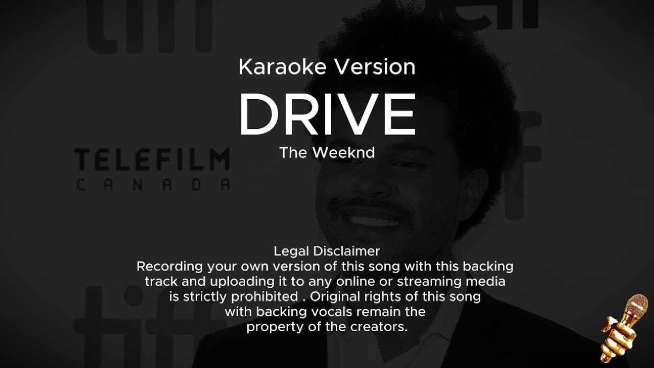 The Weeknd - Drive (Karaoke Version) - YouTube