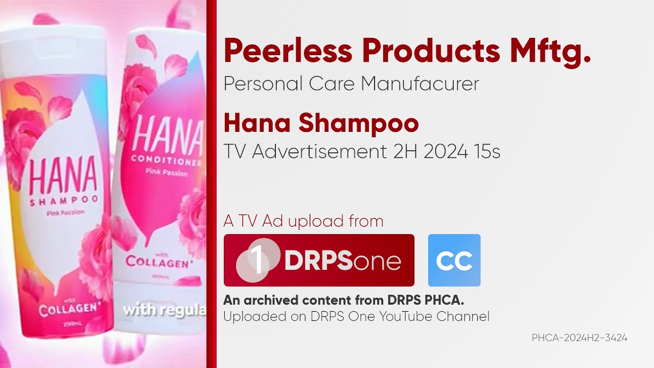 Hana Shampoo TV Ad 2H 2024 15s (Philippines) [CC] - YouTube