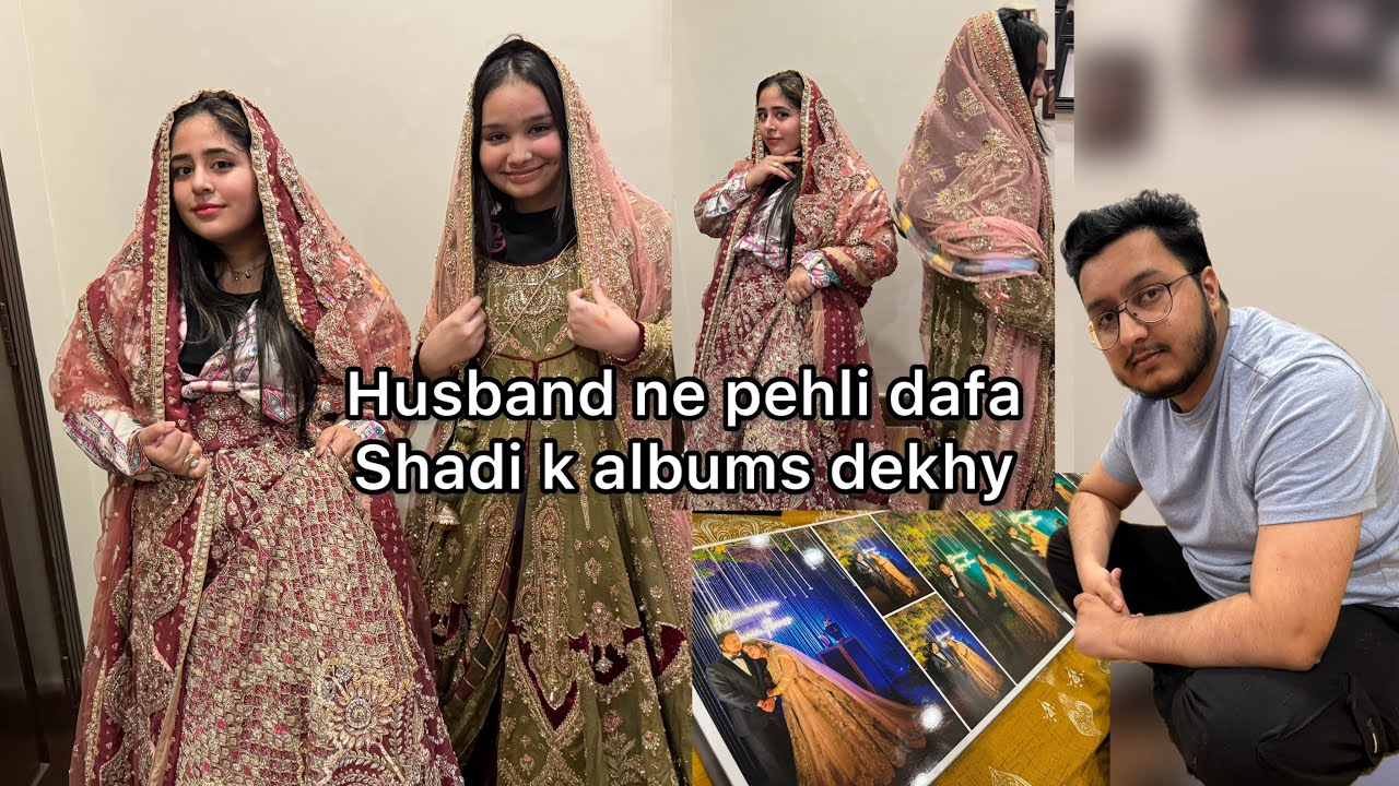 Apni Shadi K Lehangy Dubara pehny 😍 - YouTube