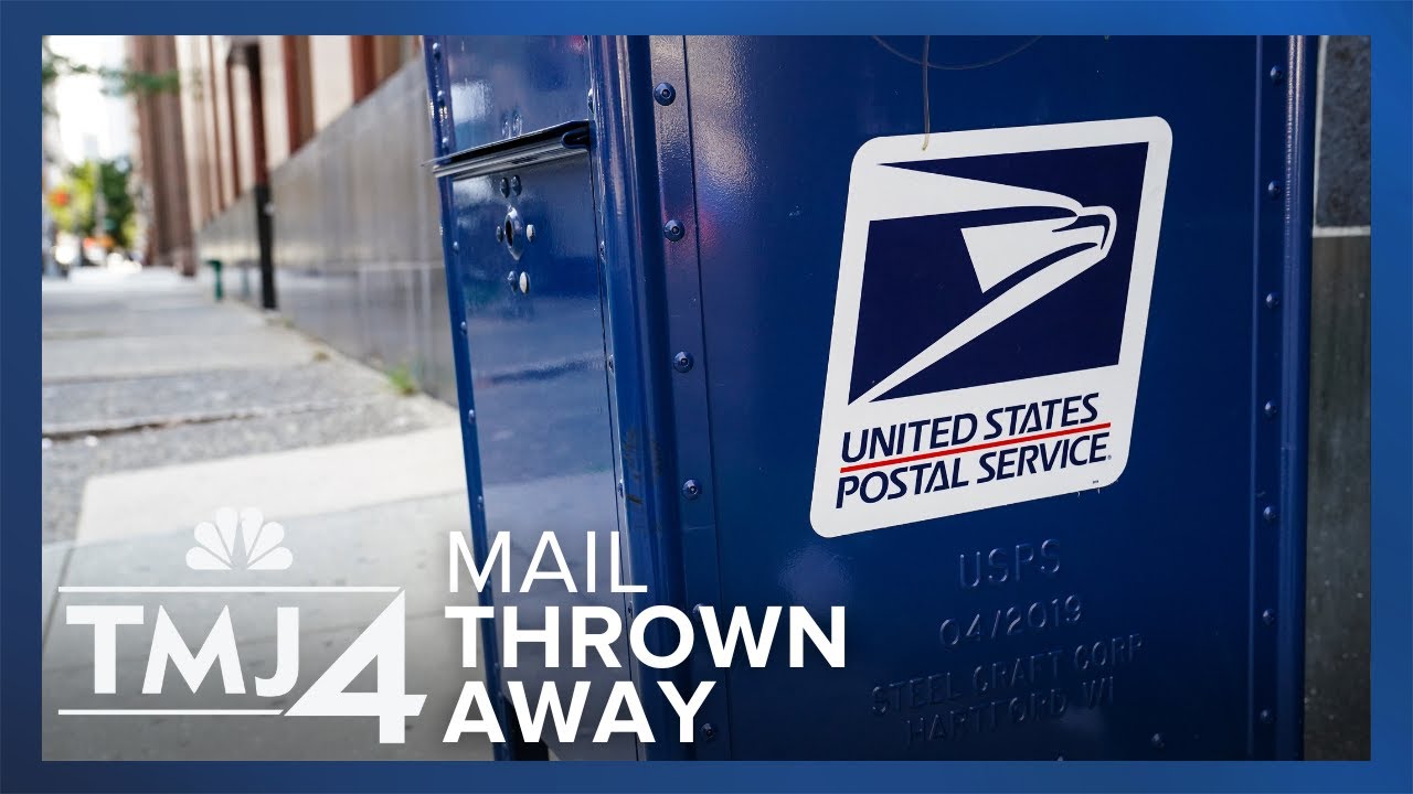 Mail carrier fired for throwing mail in dumpster - YouTube