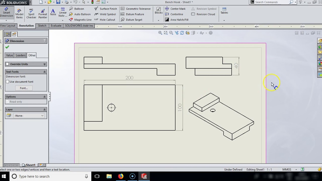 Video 4 T Block Working Drawing - YouTube