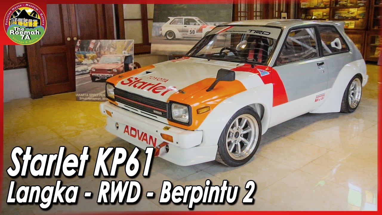 Toyota Starlet KP61 TRD , Langka - RWD - Berpintu 2 - YouTube